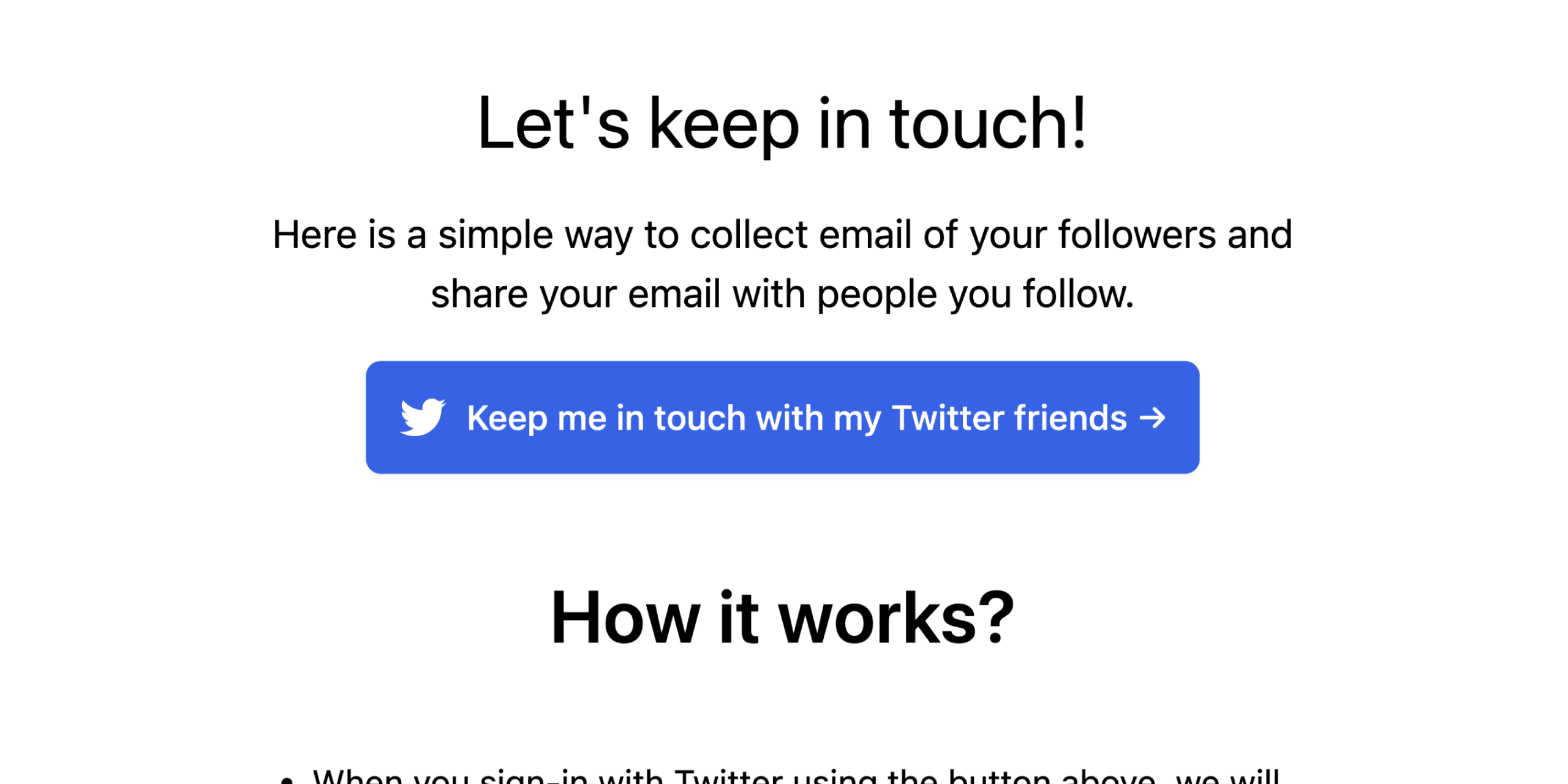 Keep in Touch with Friends on Twitter